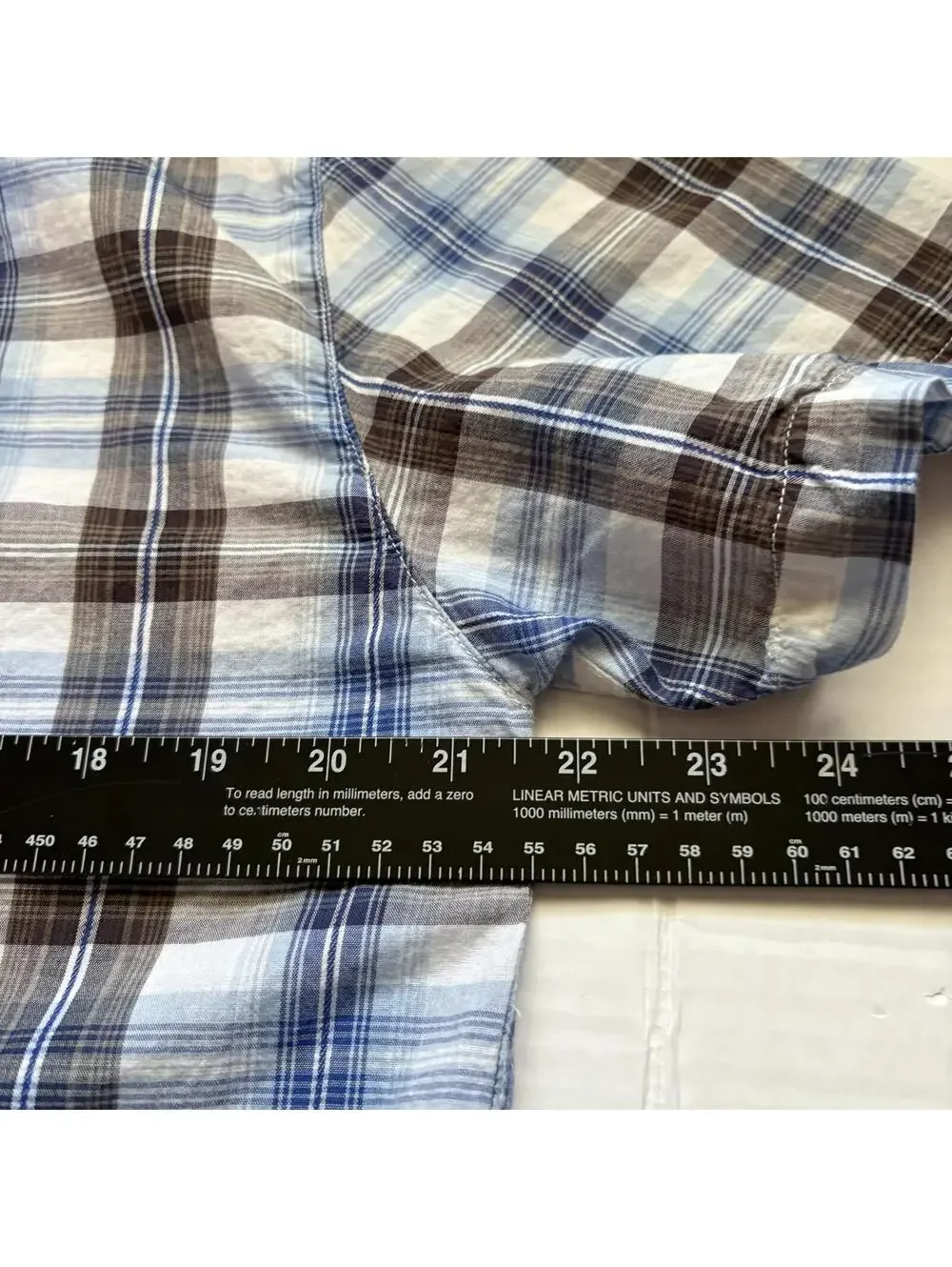 Shirts | Walt Disney World Mens M Plaid Button Snaps Down Shirt 71 Surf ...